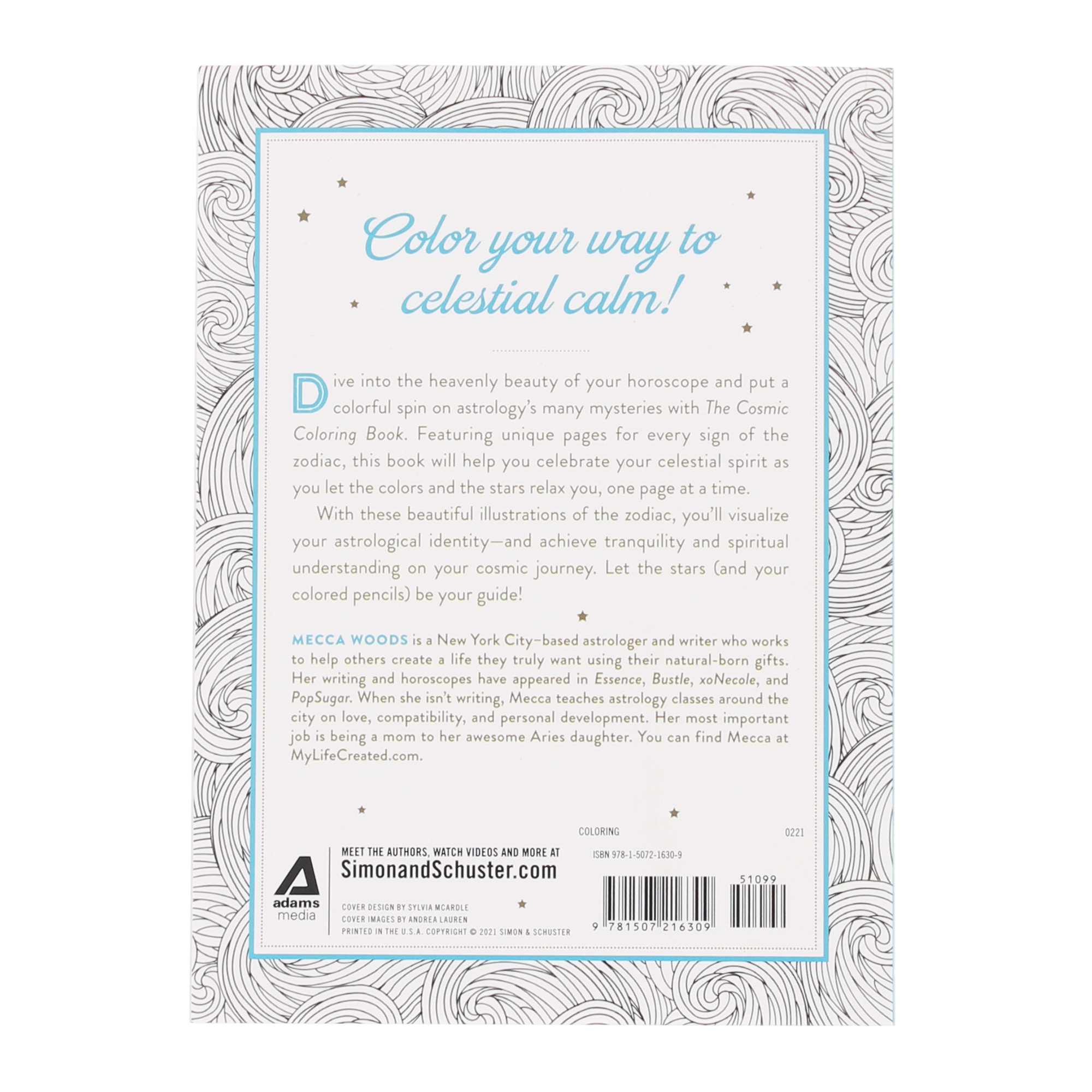 Simon and schuster The Cosmic Coloring Book: Coloring For Every Zodiac ...