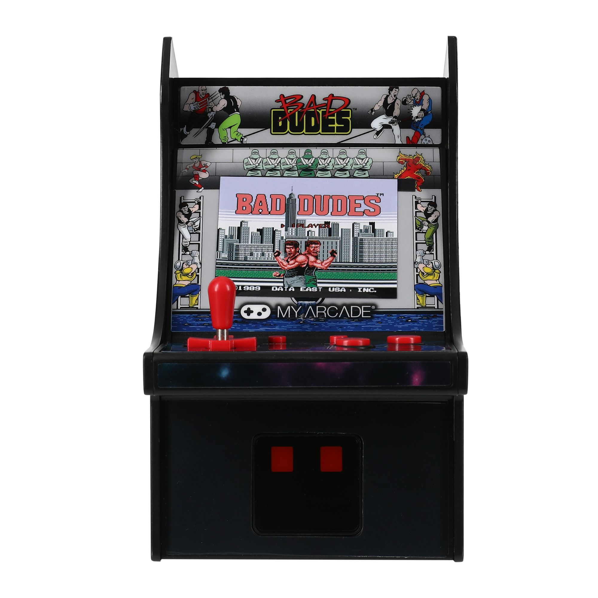 Arcade Classics My Arcade Bad Dudes Micro Player 6.75 In Mini Retro ...