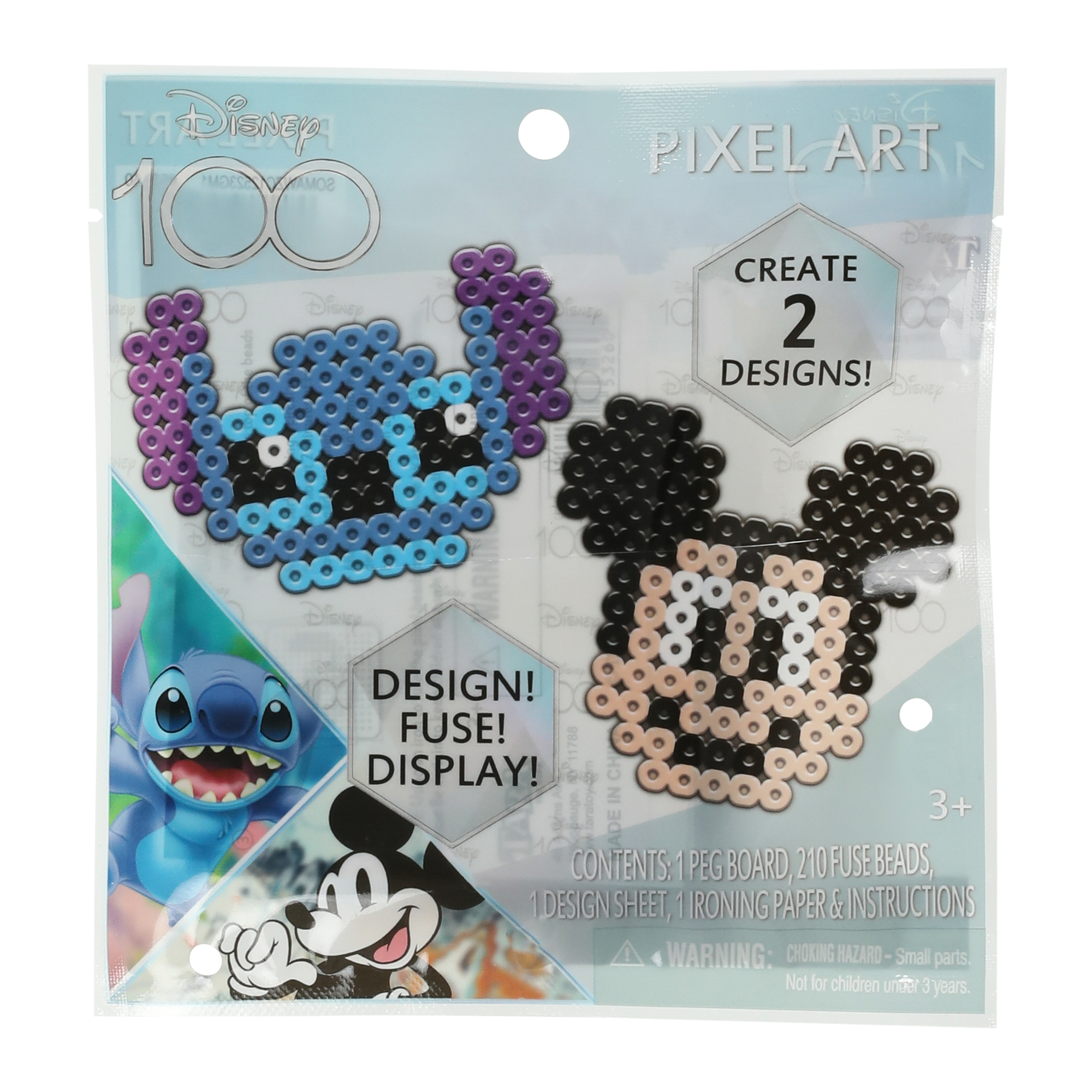 Disney 100 pixel art fused bead kit Five Below