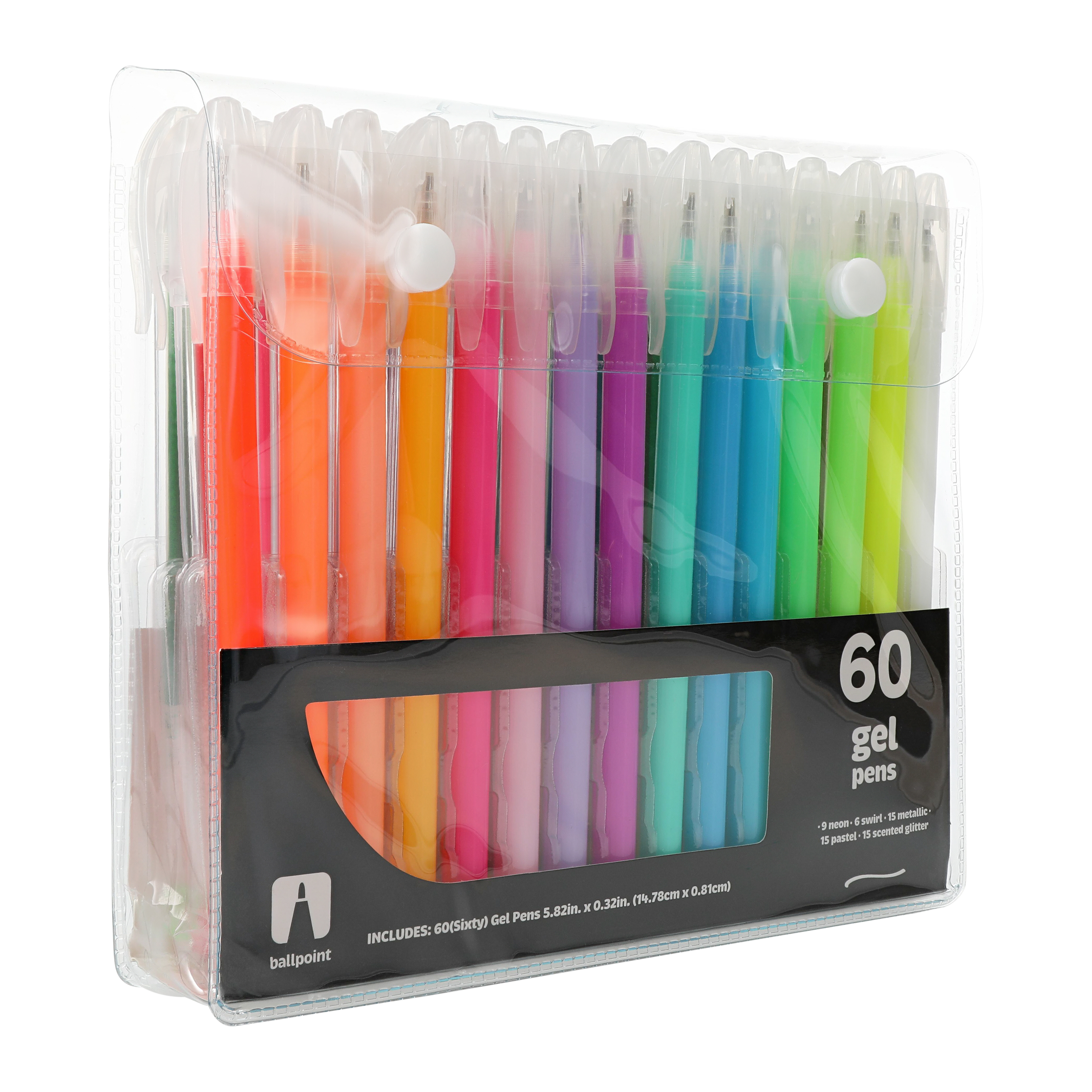 60 count gel pens set Five Below