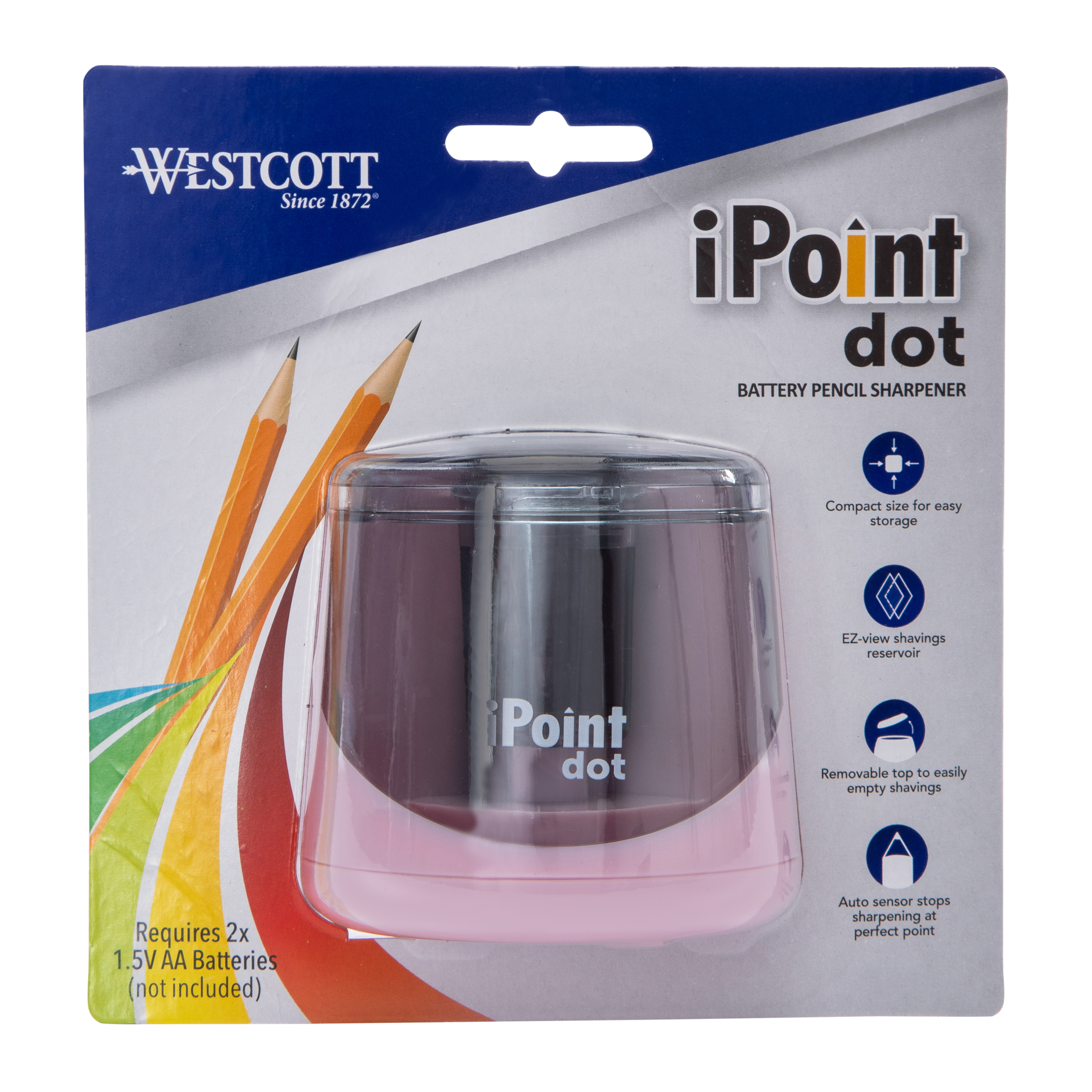 Westcott iPoint Dot Battery Powered Pencil Sharpener Five Below