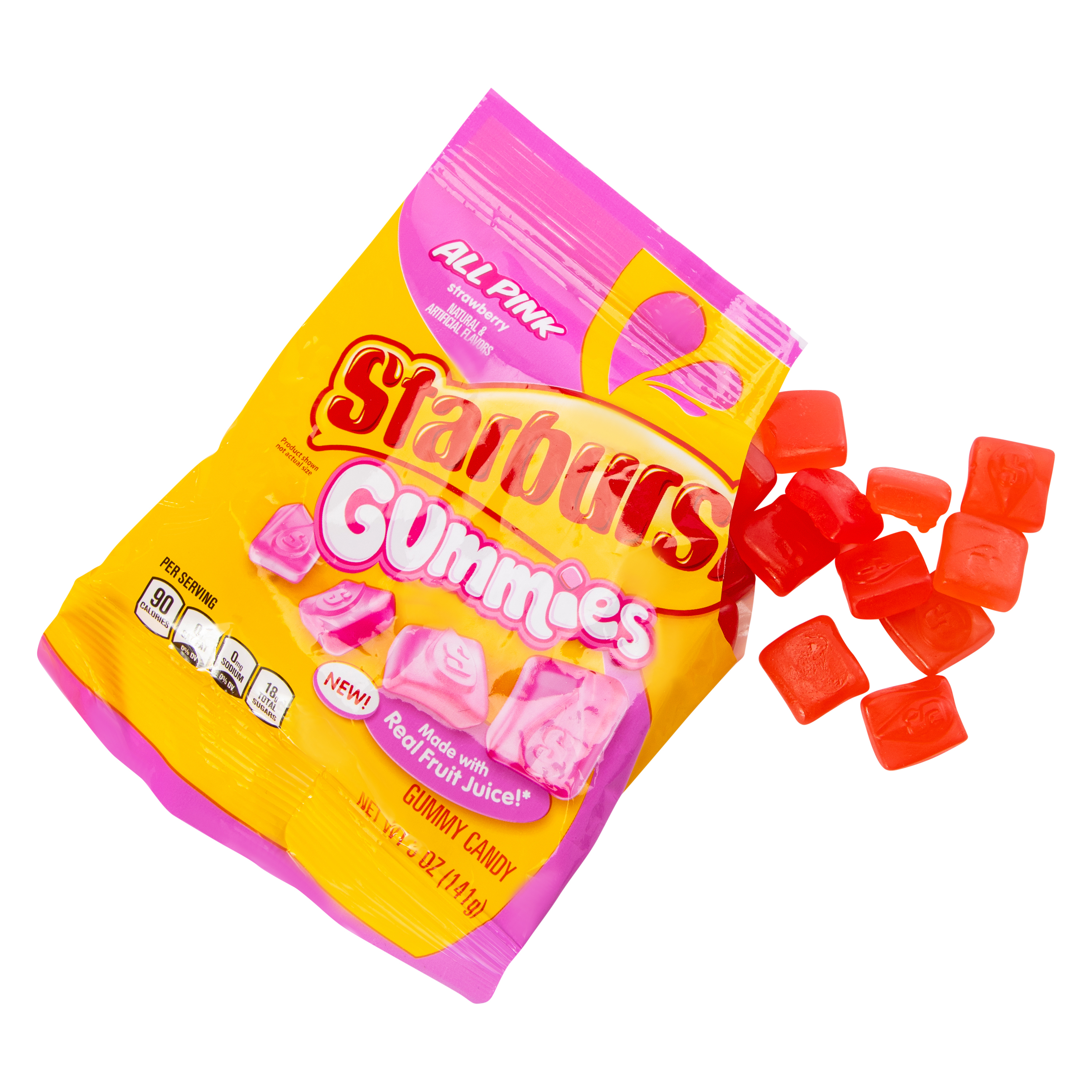 Pink Starburst Candies
