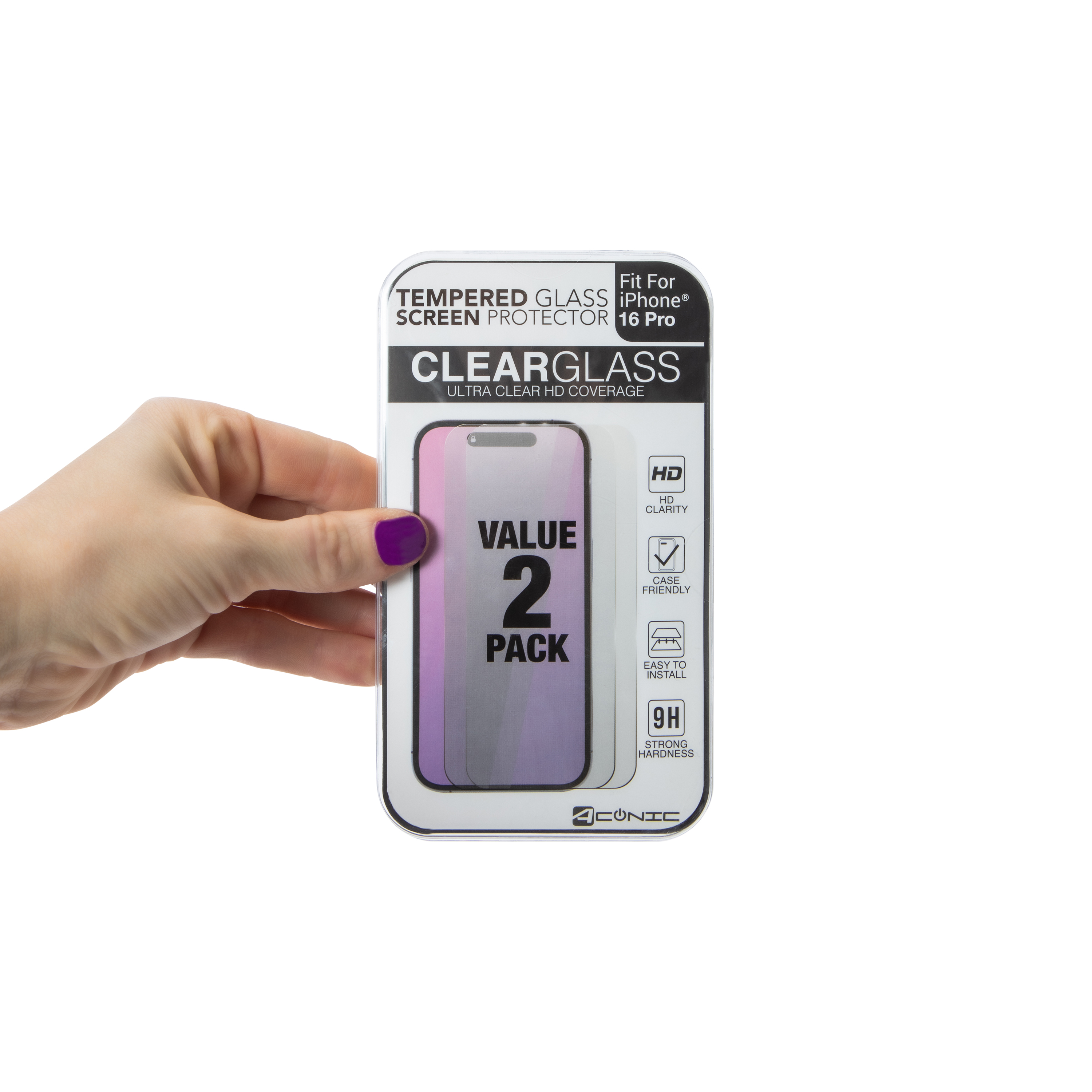 15 Pro Max Screen Protector 5 Pack Tempered Glass Screen Protector For ...