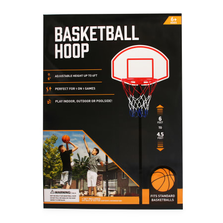 adjustable 6-foot basketball hoop | Five Below