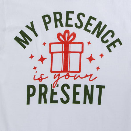 'my presence is your present' holiday graphic tee | Five Below