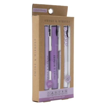 smoke & mirrors clean beauty mascara 3-piece set | Five Below