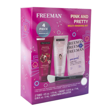 freeman® pink and pretty multi-masking kit 6 fl.oz 4-count | Five Below