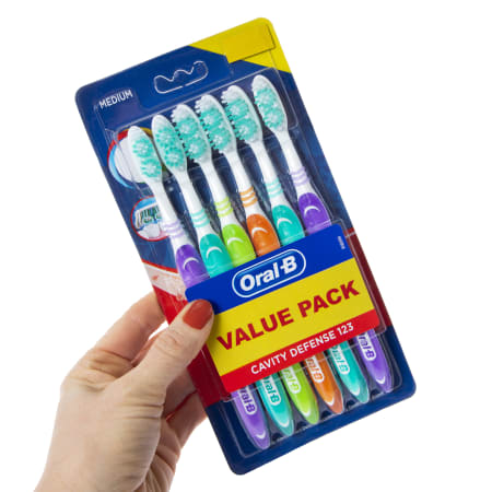 oral-b® cavity defense toothbrush value pack 6-count | Five Below