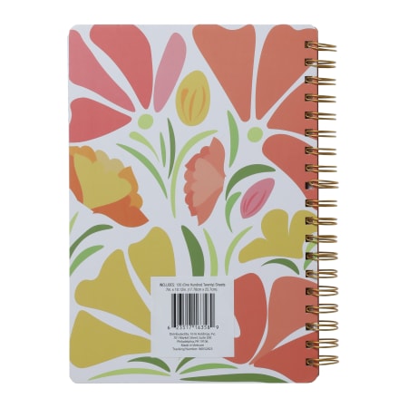 printed spiral journal 7in x 10in | Five Below