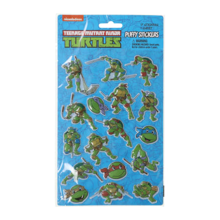 teenage mutant ninja turtles® puffy stickers 17-count | Five Below