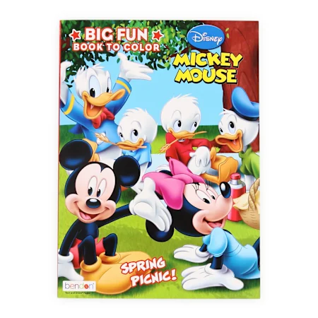 disney characters coloring book