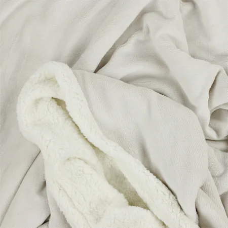 velvet & sherpa throw blanket 50in x 60in | Five Below