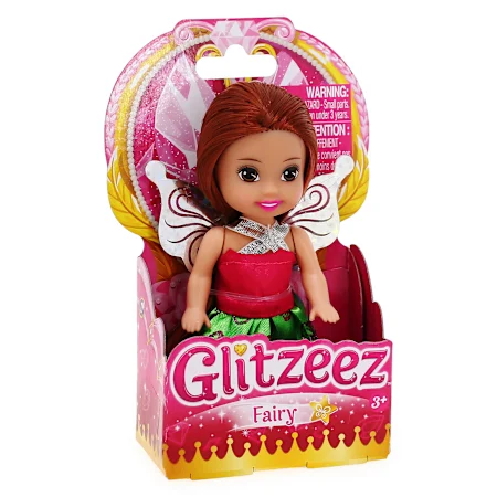glitzeez™ mini fairy doll 4.5in | Five Below