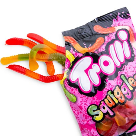 trolli® squiggles® gummi worm candy bag 5oz | Five Below