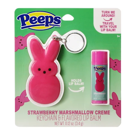 peeps® flavored lip balm & keychain set | Five Below