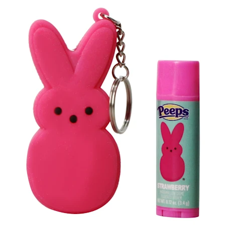 peeps® flavored lip balm & keychain set | Five Below