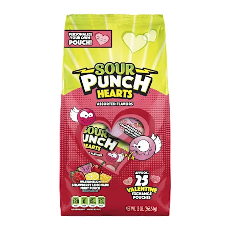 sour punch® hearts 13oz | Five Below