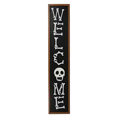 skeleton welcome porch board sign 48in | Five Below
