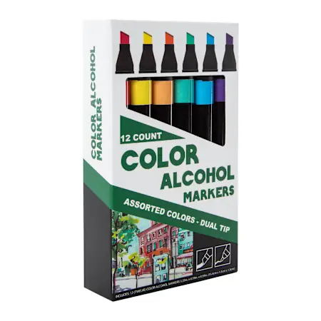 Alcohol Ink Markers 12-Count | Five Below