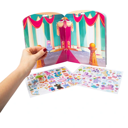 Unicorn Puffy Sticker Play Scene Book With Over 100 Stickers | Five Below