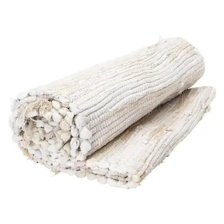 Handwoven White Chindi Rug 3ft x 5ft | Five Below