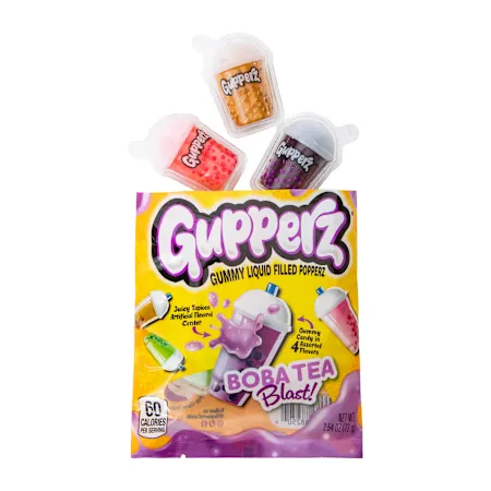Gupperz® Boba Tea Blast! Gummy Liquid Filled Candy 2.54oz | Five Below