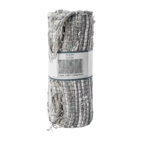 Tonal Grey Chindi Rug 30inx50in | Five Below