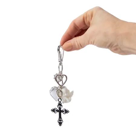Charmed Cluster Angel Key Ring | Five Below