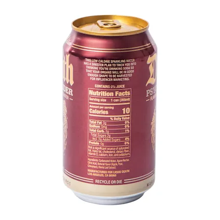 Liquid Death Limited Edition Psycho Cider Flavored Sparkling Water 12oz ...