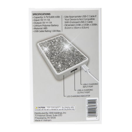 Bling Power Bank 3600mAh | Five Below