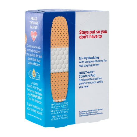 Band-Aid® Tru-Stay™ Assorted Plastic Adhesive Bandages 30-Count | Five ...