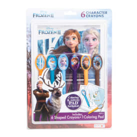 Disney Frozen 2 character crayons and coloring pad set | Five Below