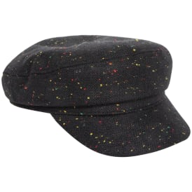 Speckled Black Cabbie Hat | Five Below