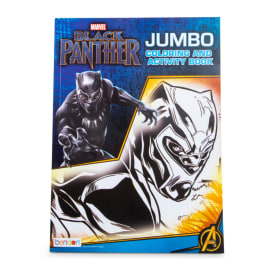 marvel black panther jumbo coloring and activity book | Five Below
