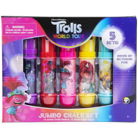trolls jumbo chalk 5-piece set | Five Below