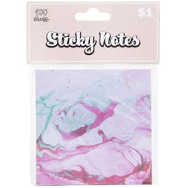 marble sticky notes 100-sheets | Five Below