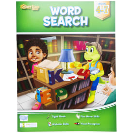 the smart alec series math word search workbook - ages 4 to 7 | Five Below
