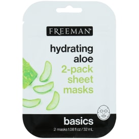 freeman basics hydrating aloe sheet masks 2-pack | Five Below
