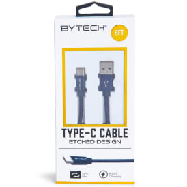 Usb-C Etched Design Cable 6ft | Five Below