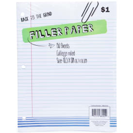 College-Ruled Notebook Paper 150-Sheet Pack | Five Below