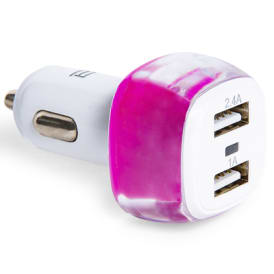 Color Block Dual Usb 2.4 Amp Car Charger | Five Below