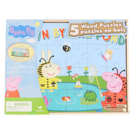 Kid's Wooden Puzzles 5-Pack | Five Below