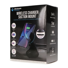Wireless Charger & Suction Phone Mount For Cars 5W | Five Below
