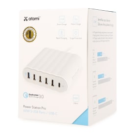 Atomi™ Power Station Pro 60W Charger 5 Usb/1 Usb-C Ports | Five Below