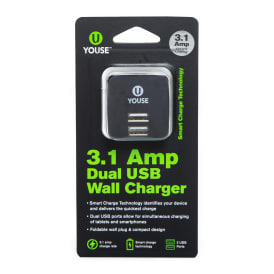 smart charge dual usb wall charger 3.1 amp | Five Below