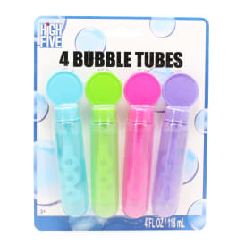 Mini Bubble Tubes 4-Pack | Five Below