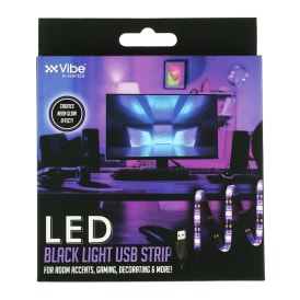 Led Black Light Strip 39in Usb-Powered | Five Below