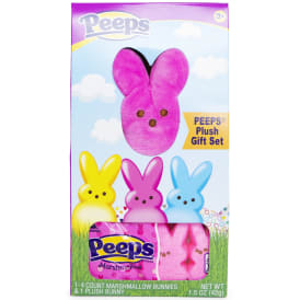 pink peeps® plush toy & marshmallow bunnies gift set | Five Below