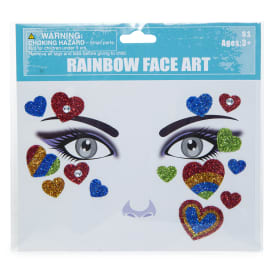 Rainbow Face Art Stickers | Five Below