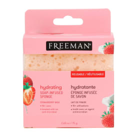 Freeman® Hydrating Soap-infused Sponge - Strawberry Milk | Five Below